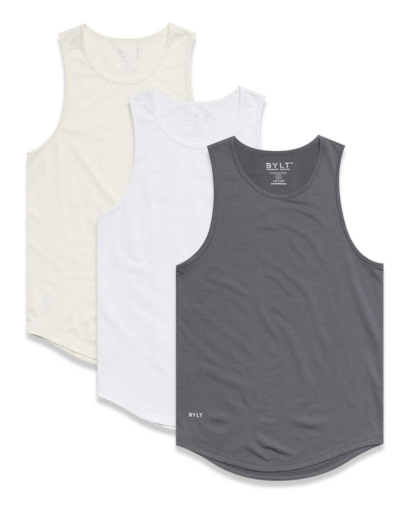 BYLT Signature Drop-Cut Tank - Bundle | BYLT Premium Basics ® – BYLT Basics