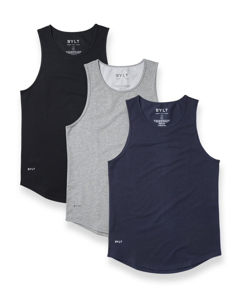 LUX Drop-Cut Tank - Bundle | BYLT Premium Basics ® – BYLT Basics